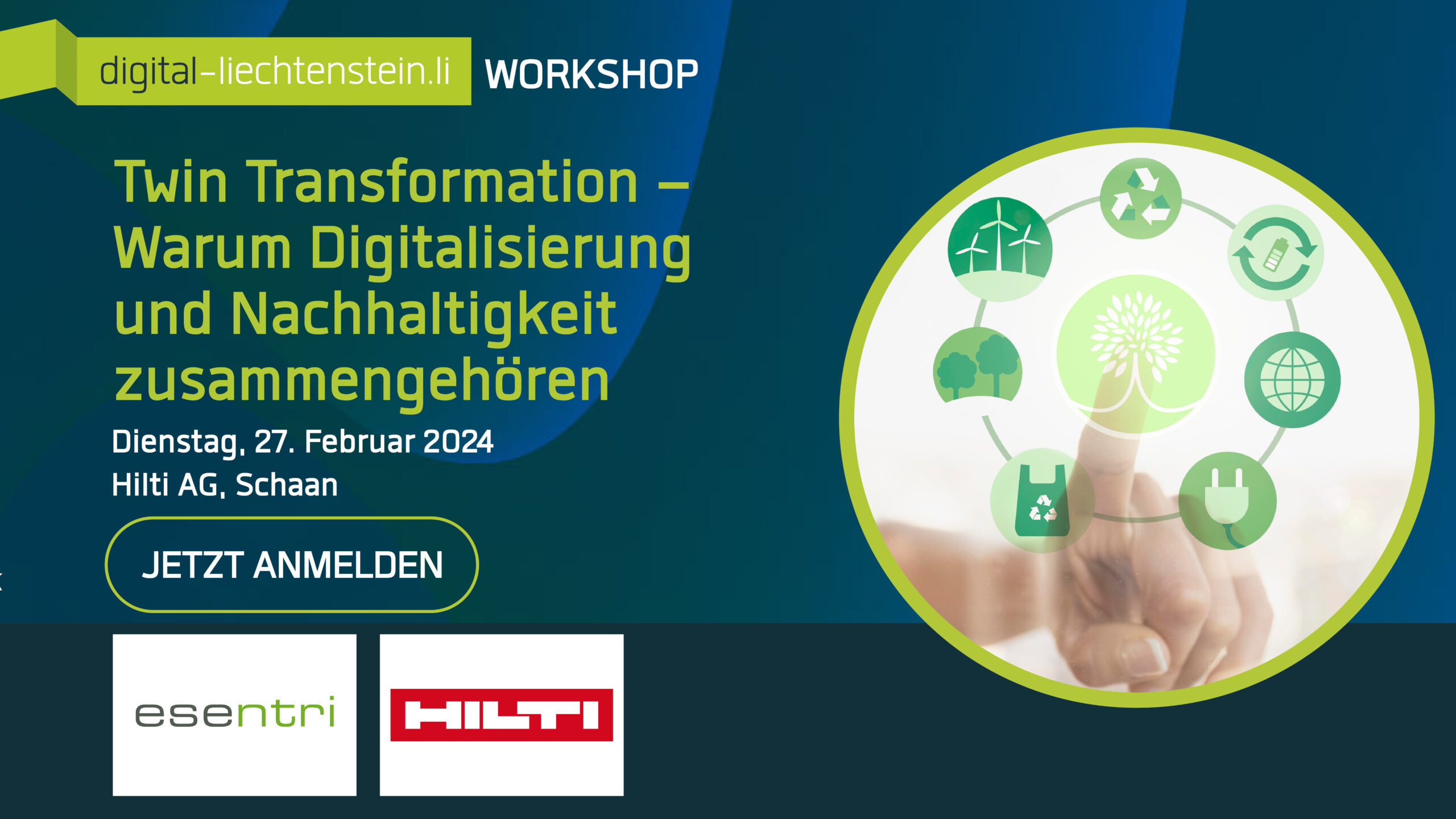 Workshop: Twin Transformation – Warum Digitalisierung und Nachhaltigkeit zusammengehören ...